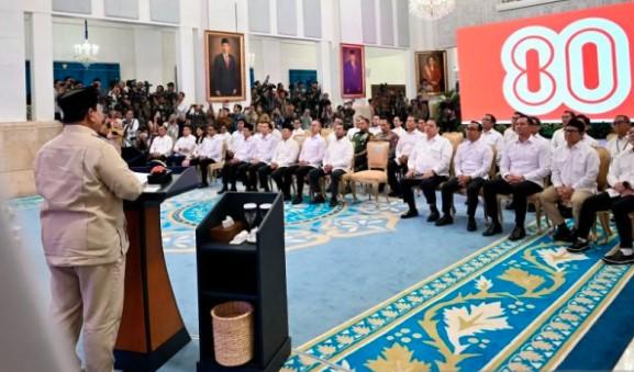 Presiden Prabowo Luncurkan Logo Resmi HUT ke-80 RI, Simbol Abadi ...